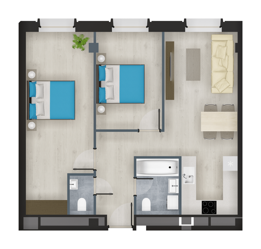 LB308 sz. lakás - Loft 52 társasház Petneházy utca 50-52